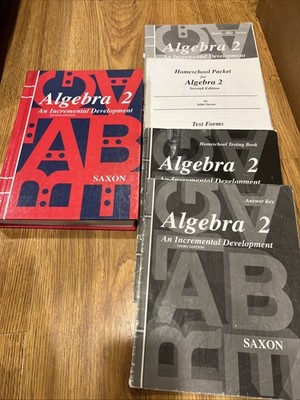 Saxon Algebra 2 With 4 Extras | eBay