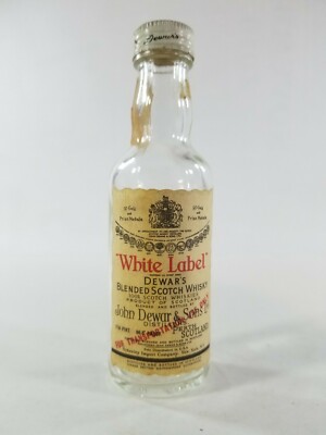 VINTAGE PRE-1979 AIRPLANE LIQUOR BOTTLE (EMPTY) DEWAR'S BLENDED SCOTCH ...