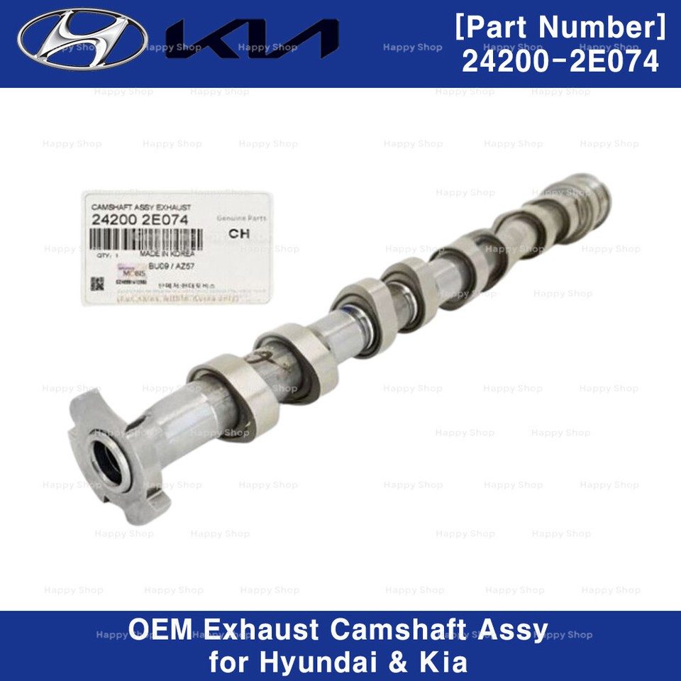242002E074 Genuine OEM Exhaust Engine Camshaft for Hyundai Elantra Kia ...