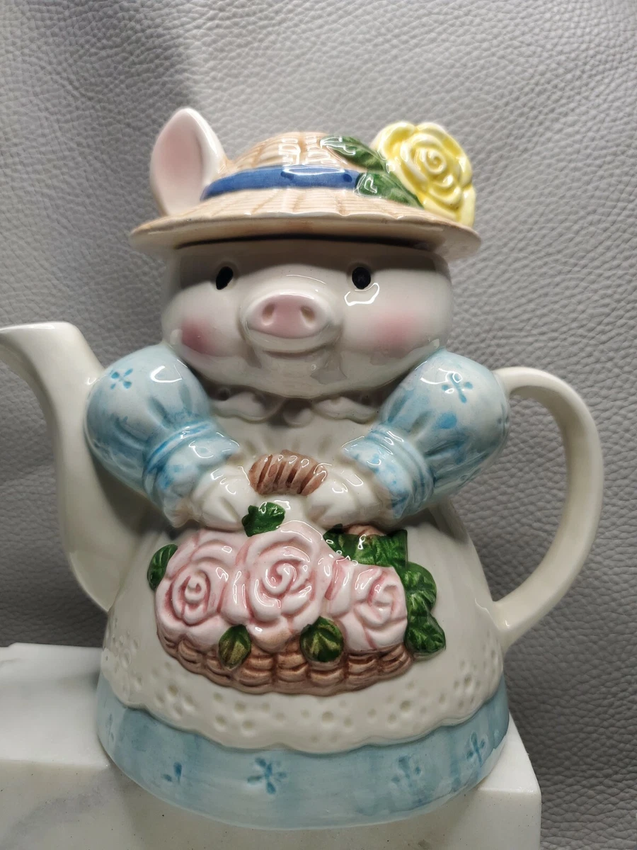 Fitz And Floyd Teapots Pig