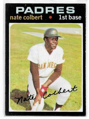 NATE COLBERT 1971 Topps Baseball card #235 San Diego Padres NR MT | eBay