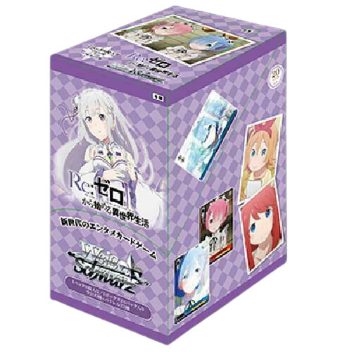 Bushiroad Weiss Schwarz Re:ZERO - 20 Booster Packs Box for sale online ...