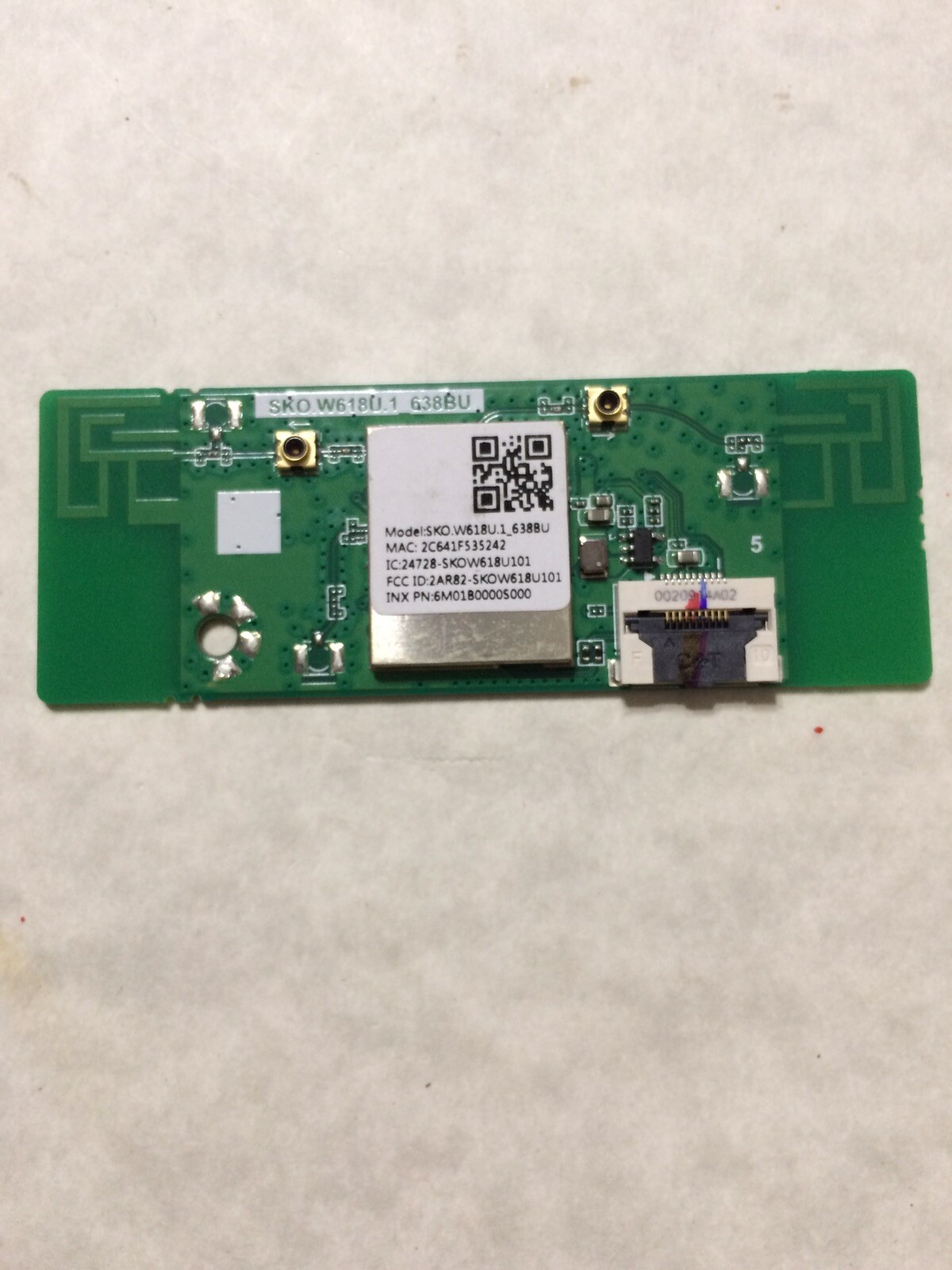 VIZIO V505-H9 WIFI MODULE SKO.W618U.1_638BU | eBay