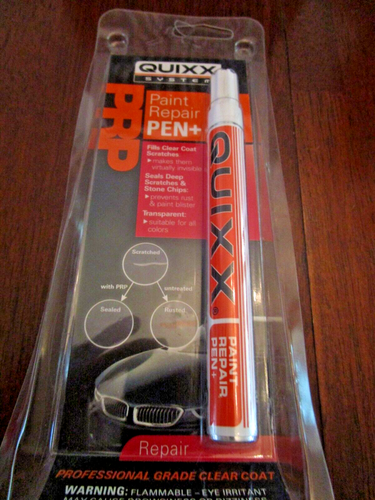 QUIXX System PAINT REPAIR PEN Fills Clear Coat Scratches, deep stone ...