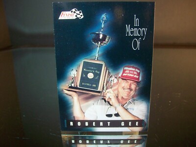 Robert Gee Finish Line Racing In Memory Of 1994? Card #15 | eBay