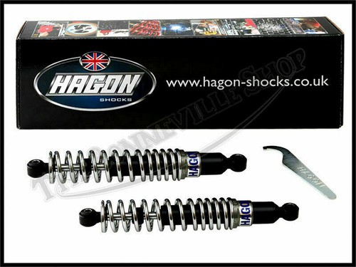 TRIUMPH 500 650 750 HAGON PREMIUM REAR SHOCK ABSORBER SET SHOCKS PN ...