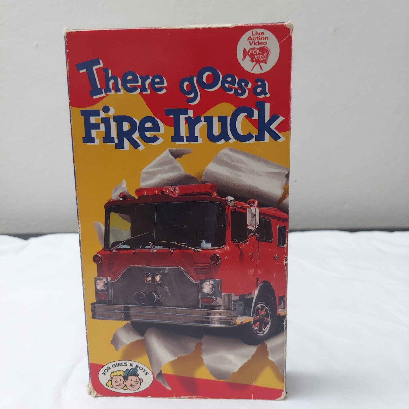 There Goes a Fire Truck VHS Tape Kid Vision 1993 RARE VINTAGE TESTED ...