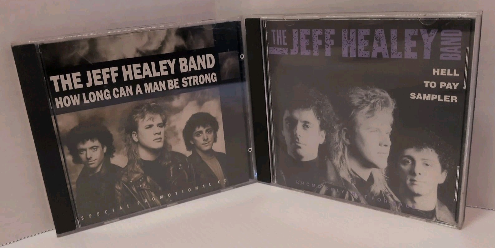 The Jeff Healey Band Promotional CD Lot Hell To Pay How Long Can A Man ...