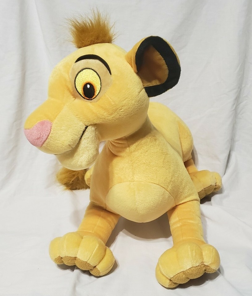 Jumbo Disney Lion King Simba Plush 20" Stuffed Animal 2002 Hasbro | eBay