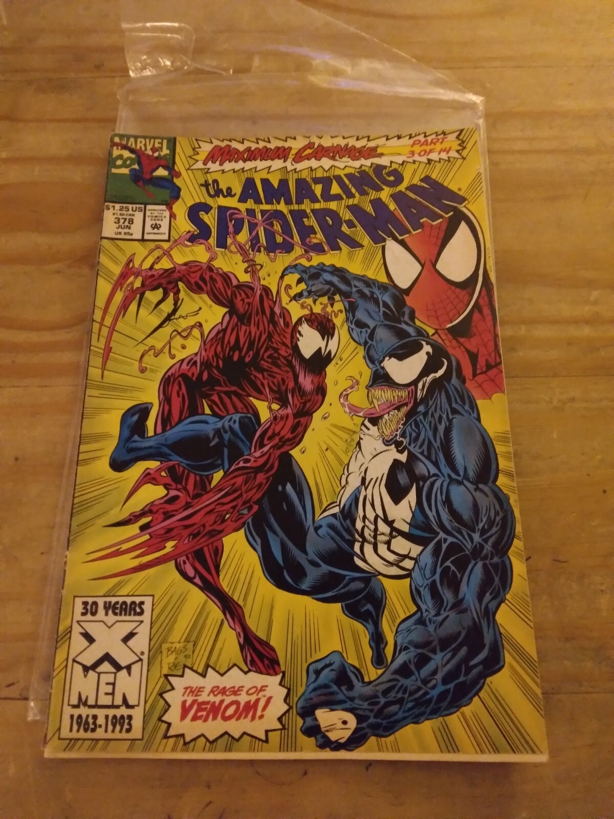 Marvel Comic The Amazing Spiderman The Rage Of Venom #378 | eBay