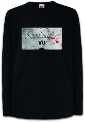 VU VOLUME UNITS METER II Kids Long Sleeve T-Shirt Velvet Decibel Music ...