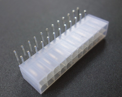 5pcs 24 Pin 24P Pins ATX L Angled Plug Computer Power Supply PCB ...