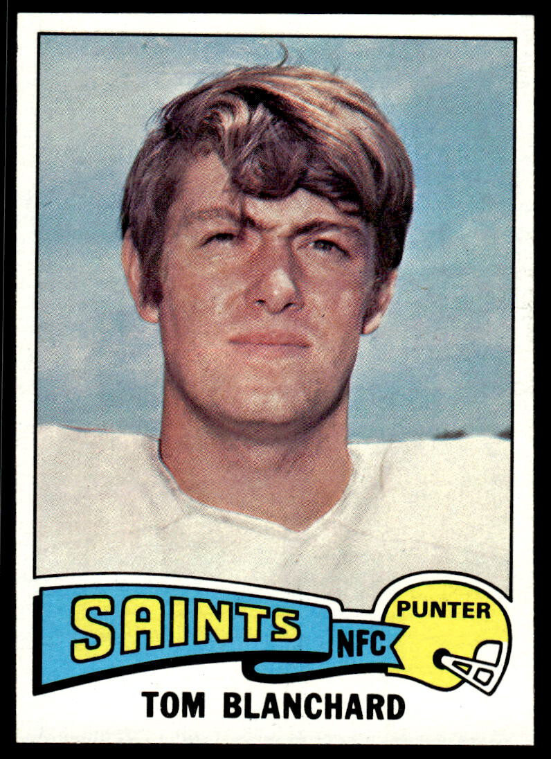 1975 Topps Tom Blanchard #296 New Orleans Saints K1 | eBay