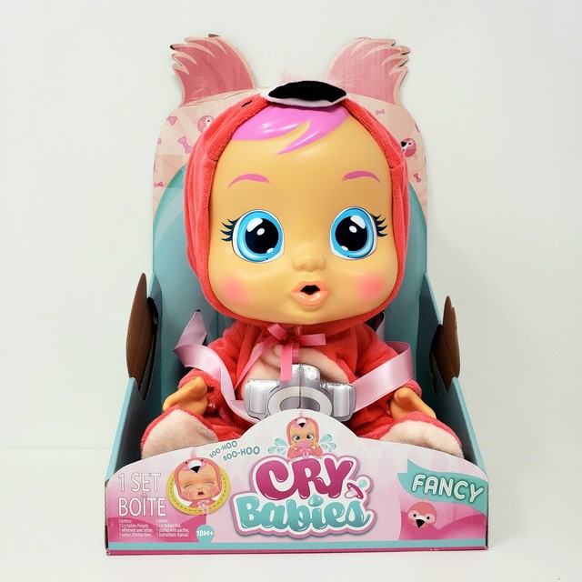 Cry Babies Fancy Flamingo Doll Pacifier Real Water Tears New | eBay