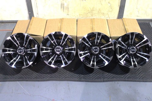 YAMAHA GRIZZLY 660 12" RAPTOR ATV / UTV ALUMINUM WHEELS (SET 4) IRS1CA ...