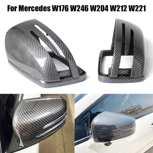 Mirror Covers For Benz W218 W176 W221 Left And Right Sides Replacement ...