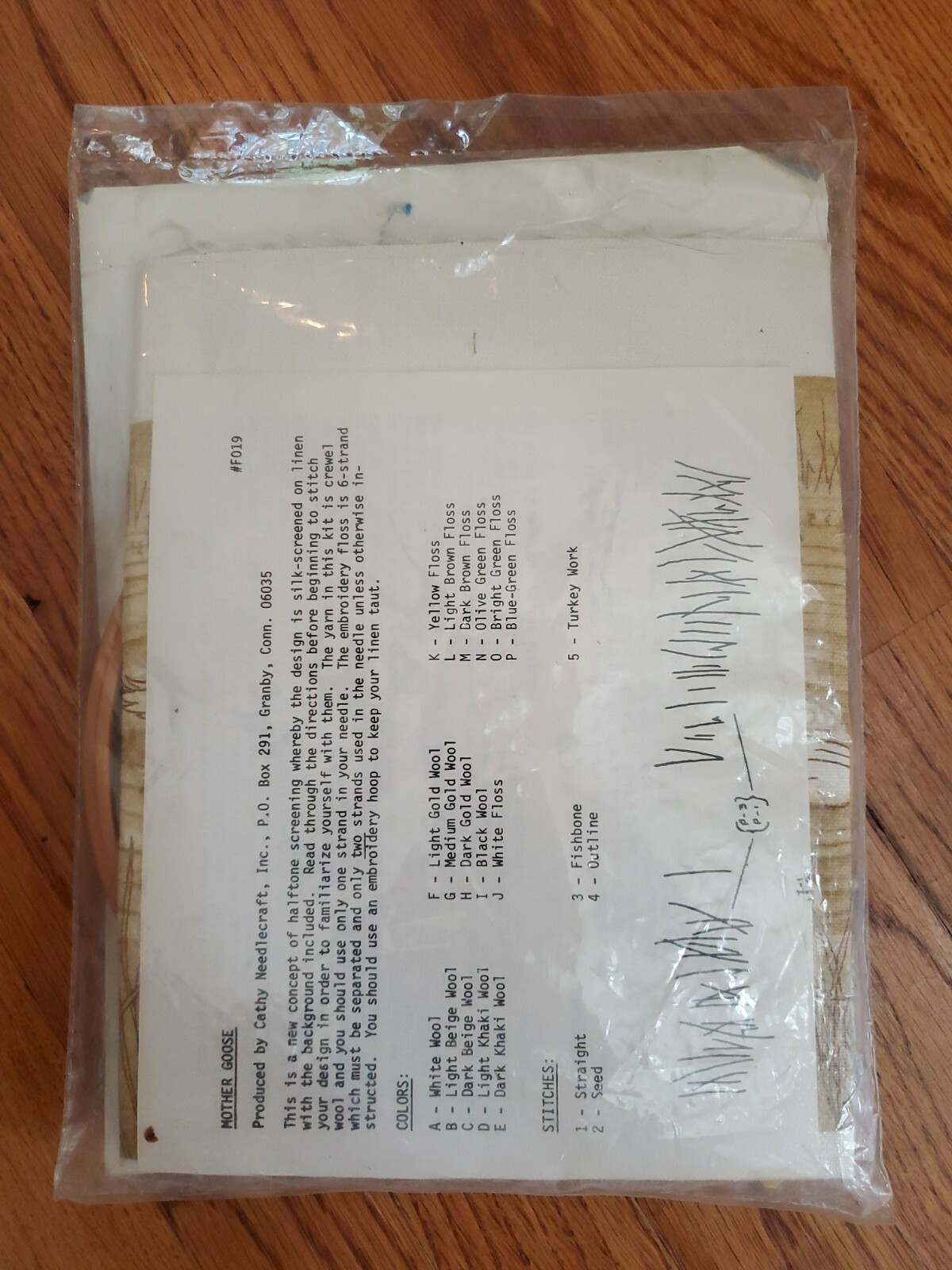 Vintage Cathy Needlecraft MOTHER GOOSE F019 Kit Watercolor Kay Foote ...