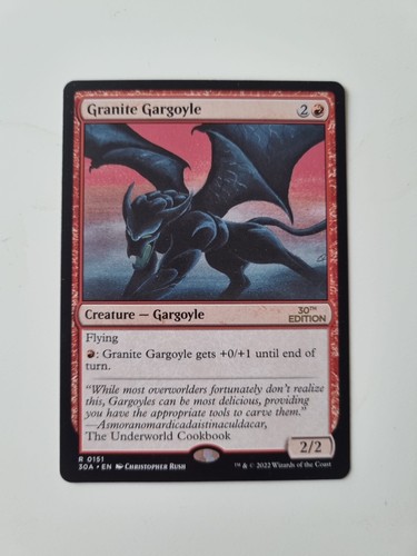 MTG Granite Gargoyle 30th Anniversary Edition 151/594 Regular Rare | eBay
