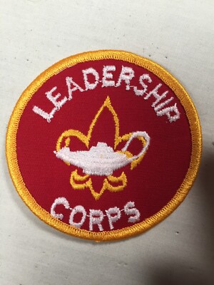 Leadership Corps Round BSA Position Patch | eBay