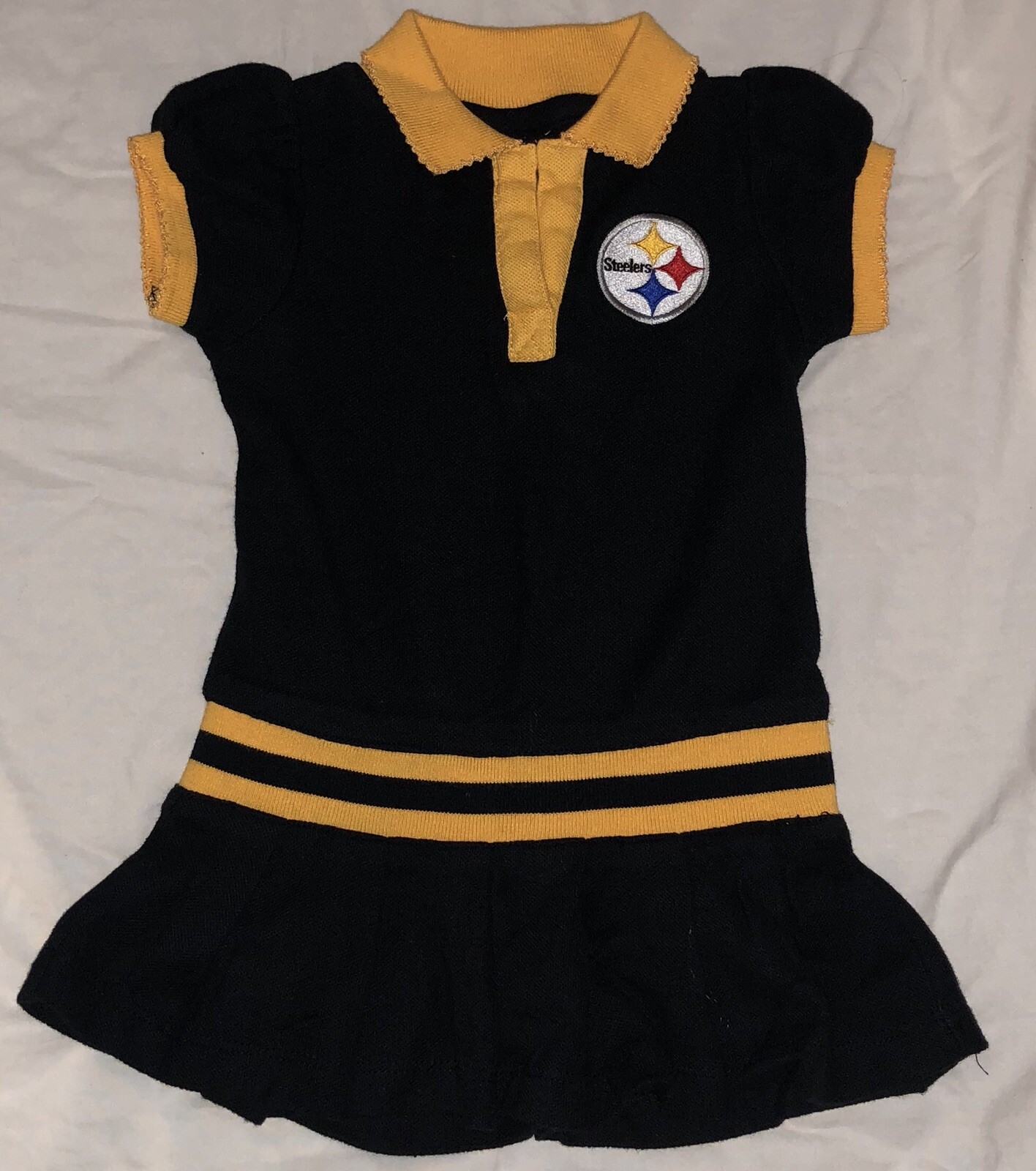 Girls Pittsburgh Steelers Sz 24 Months Cheerleader Outfit Dress | eBay