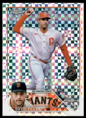2023 Topps Chrome X-Fractor David Villar San Francisco Giants #117 | eBay