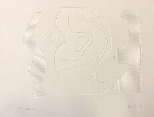 Birgit Skiold WHITE SEA Signed Limited Edition Embossed Etching 1970 ...