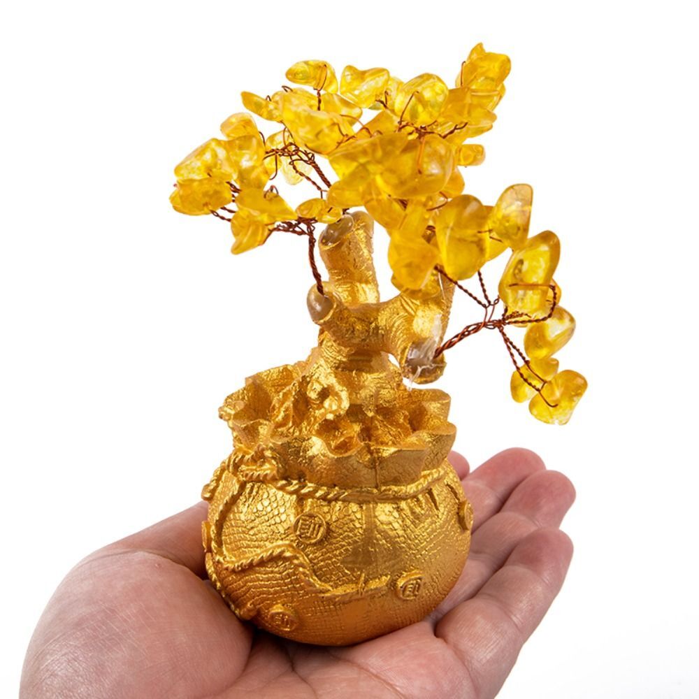 Natural Crystal Lucky Wealth Trees Bring Wealth Luck Tree Feng Shui ...