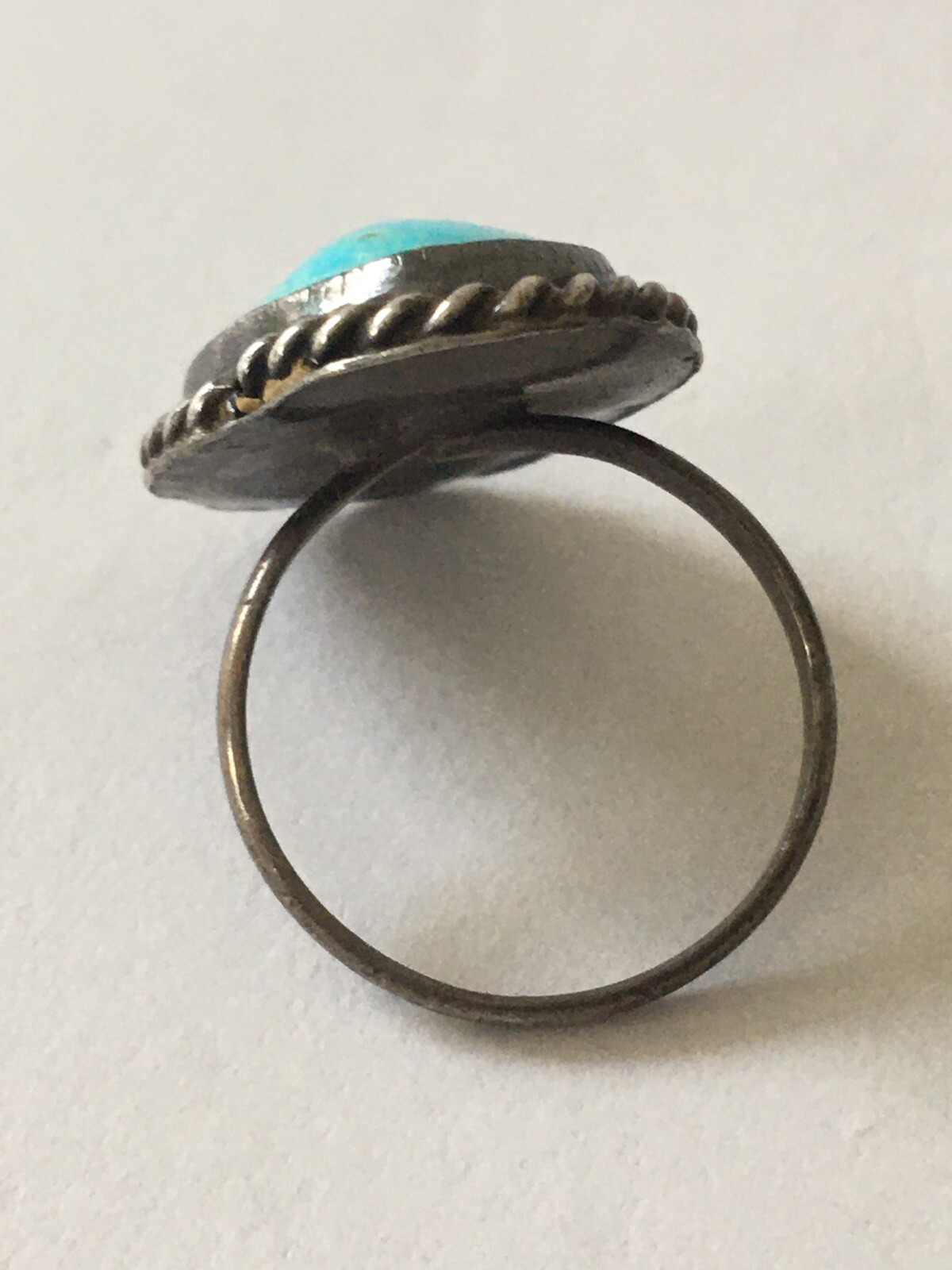 Old Pawn Native American Navajo sterling silver turqu… - Gem