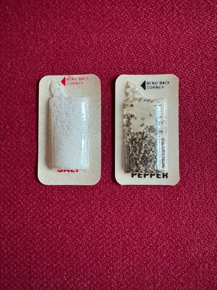 1980's, McDonald's, "Un-Opened" Salt / Pepper Packets (Scarce / Vintage ...