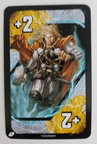 2022 UNO Ultimate Marvel Card Thor Yellow Draw 2 Card | eBay