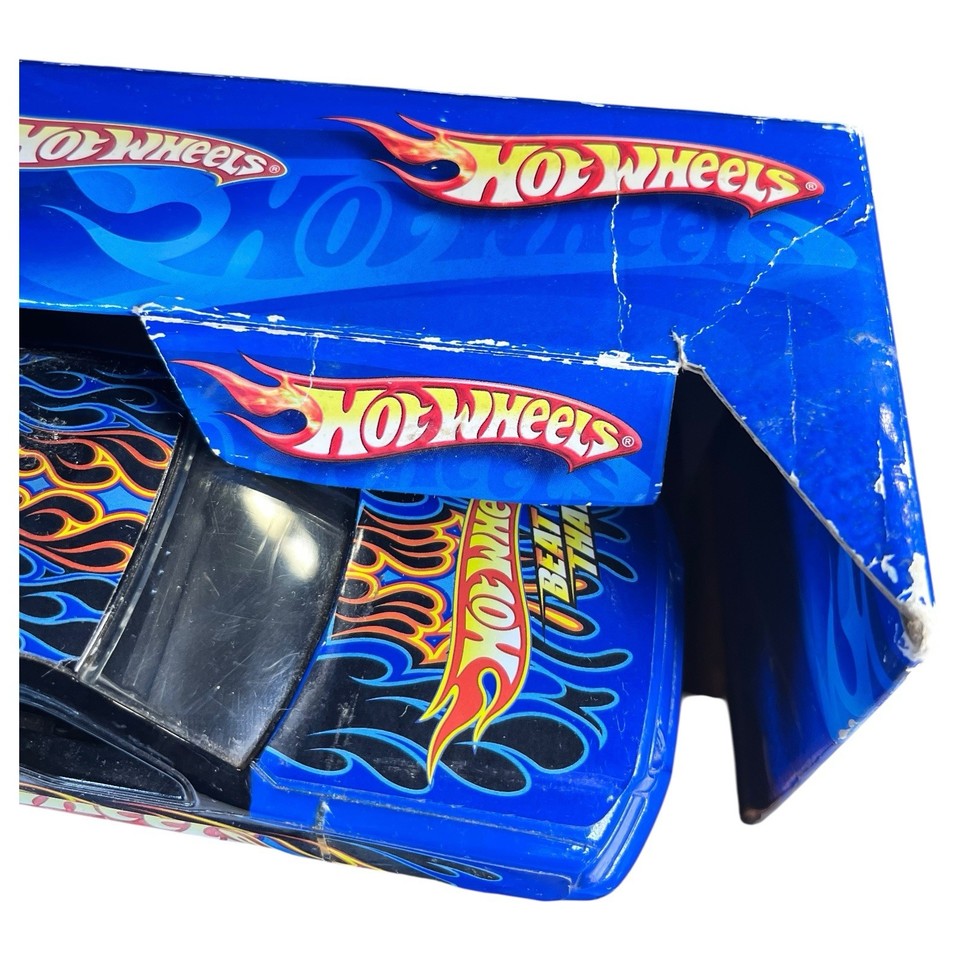 2006 Mattel Hot Wheels Monster Jam Truck 1/24 Blue NEW Box Damage | eBay