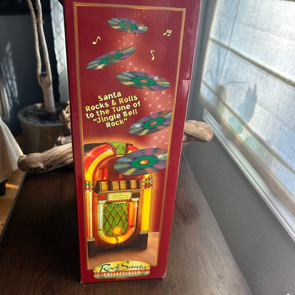 Jingle Bell Rock Santa Animated Dancing Singing Santa Claus tested | eBay