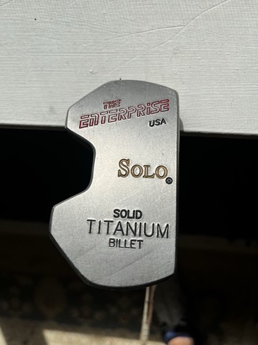 Mallet Putter - Solo Solid 100% Titanium Billet Putter with Evnroll ...