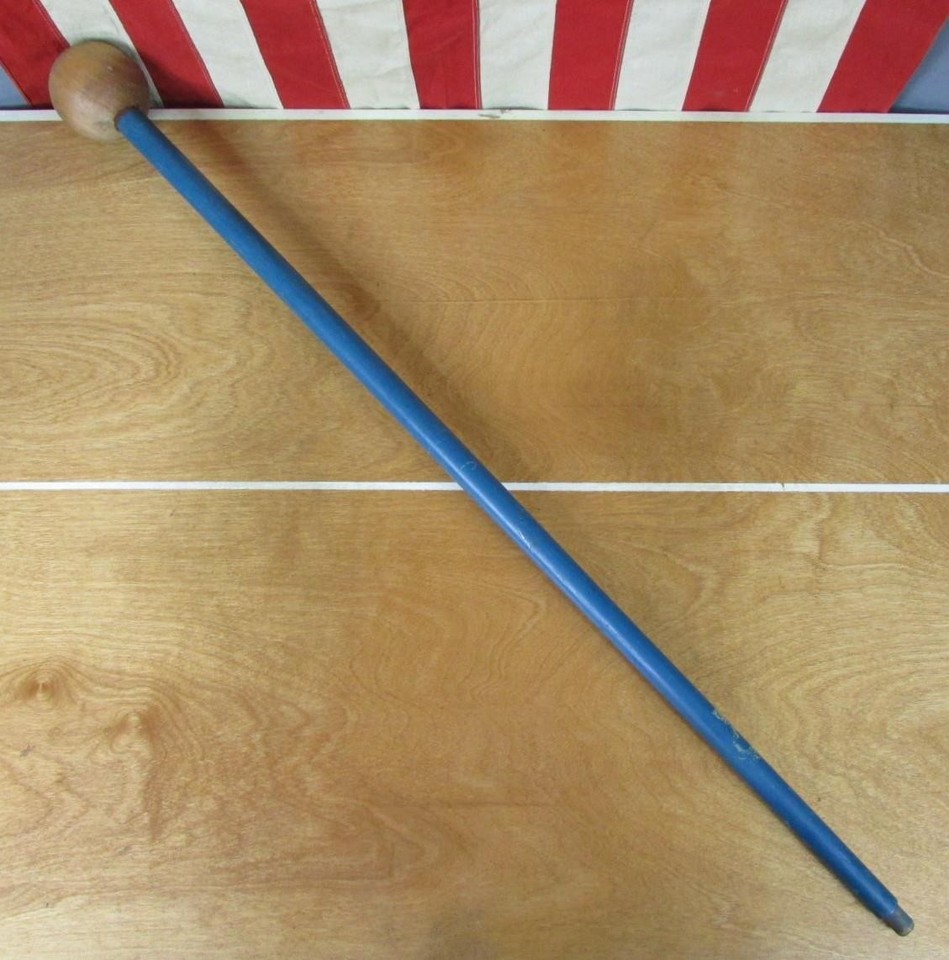 Vintage 1940s Marching Band Leaders Signal Baton Wood Drum Major Mace ...