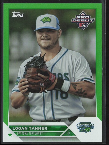 2023 Topps Pro Debut - Logan Tanner #PD-52 Green Foil /99 (RC) for sale ...