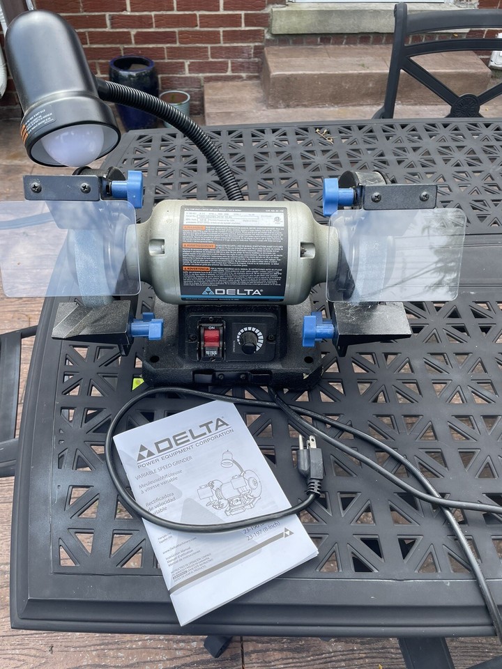 Delta 23197 120V 8-inch Bench Grinder 847962005182 | eBay