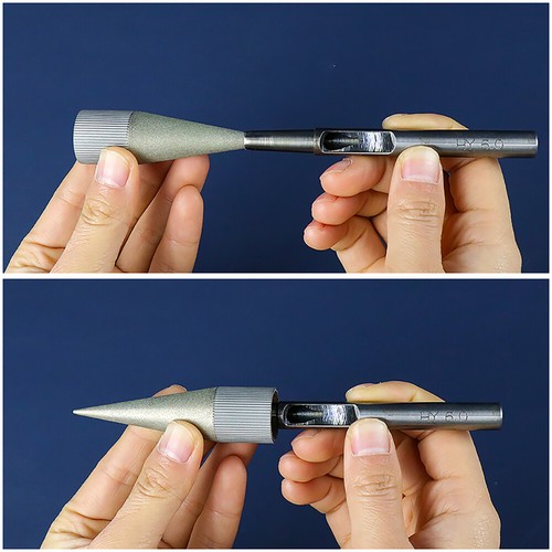 New Emery Round Hole Punch Grinder 3-16MM Punch Edge Sharpener DIY ...