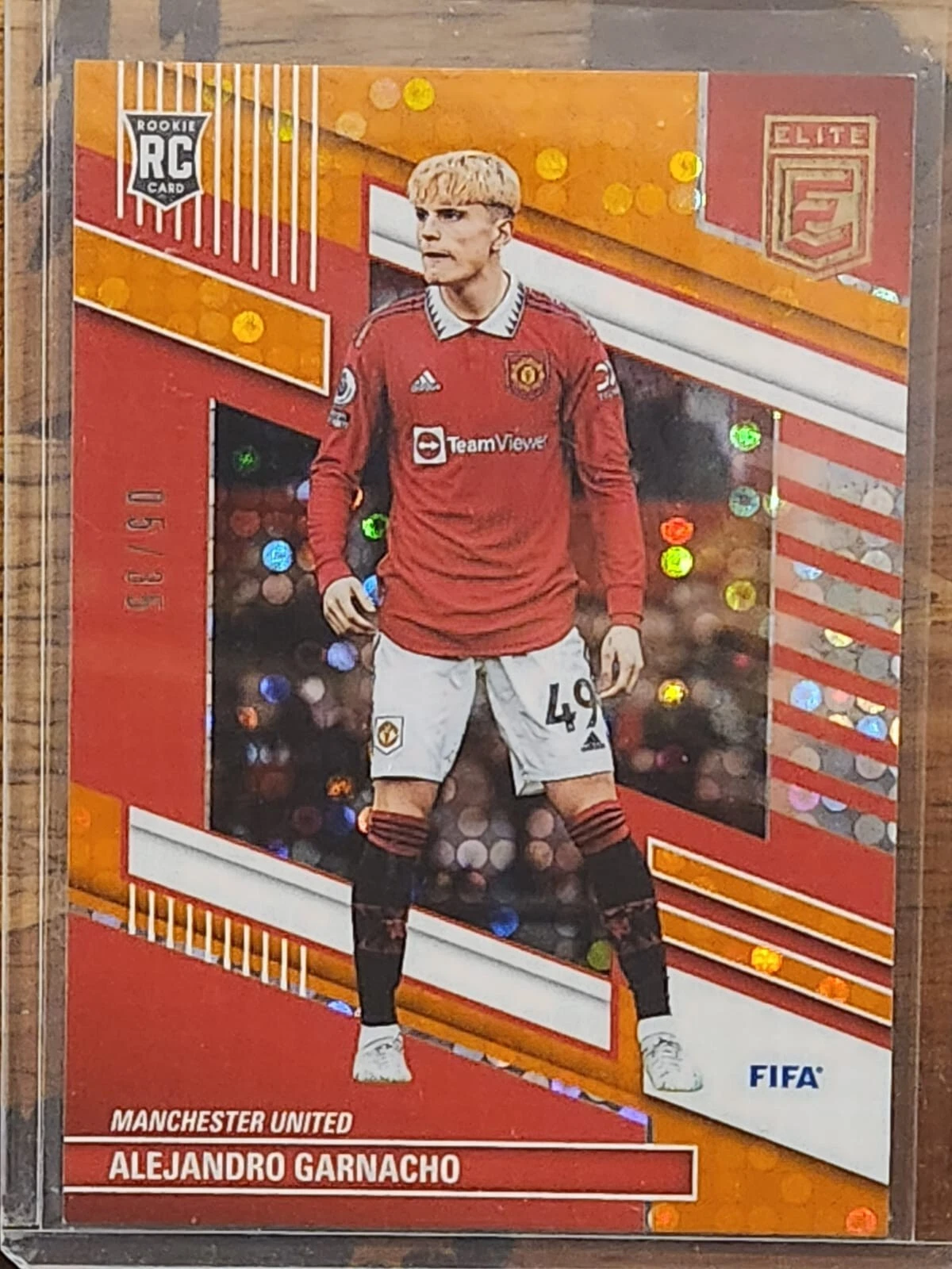 Alejandro Garnacho 2022 Donruss Elite FIFA #216 Disco Red Price Guide ...