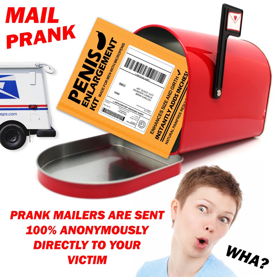 Embarrassing Prank Mail - Enlargement Gag - Sent Directly to your ...
