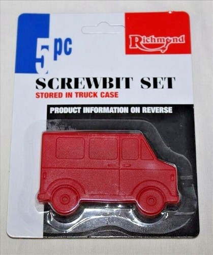Screwdriver Bit Set in Van Shaped Case - 5 Pieces - Richmond - Novelty ...