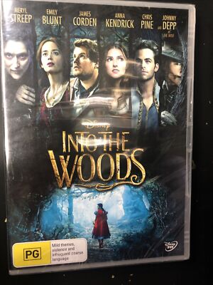 INTO THE WOODS DVD MERYL STREEP EMILY BLUNT JOHNNY DEPP Brand New ...