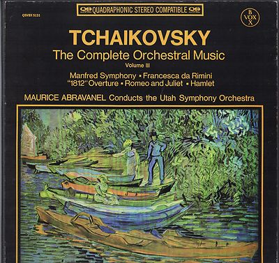 TCHAIKOVSKY THE COMPLETE ORCHESTRAL MUSIC V3 -3 LP VINYL EX/EX BOOKLET ...
