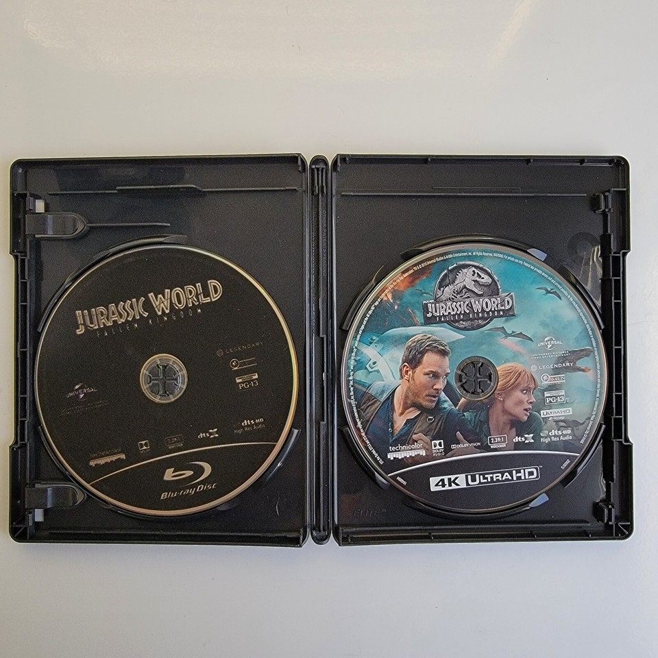 Jurassic Park: Fallen Kingdom 4K UltraHD Blu-ray - (Combine Ship ...