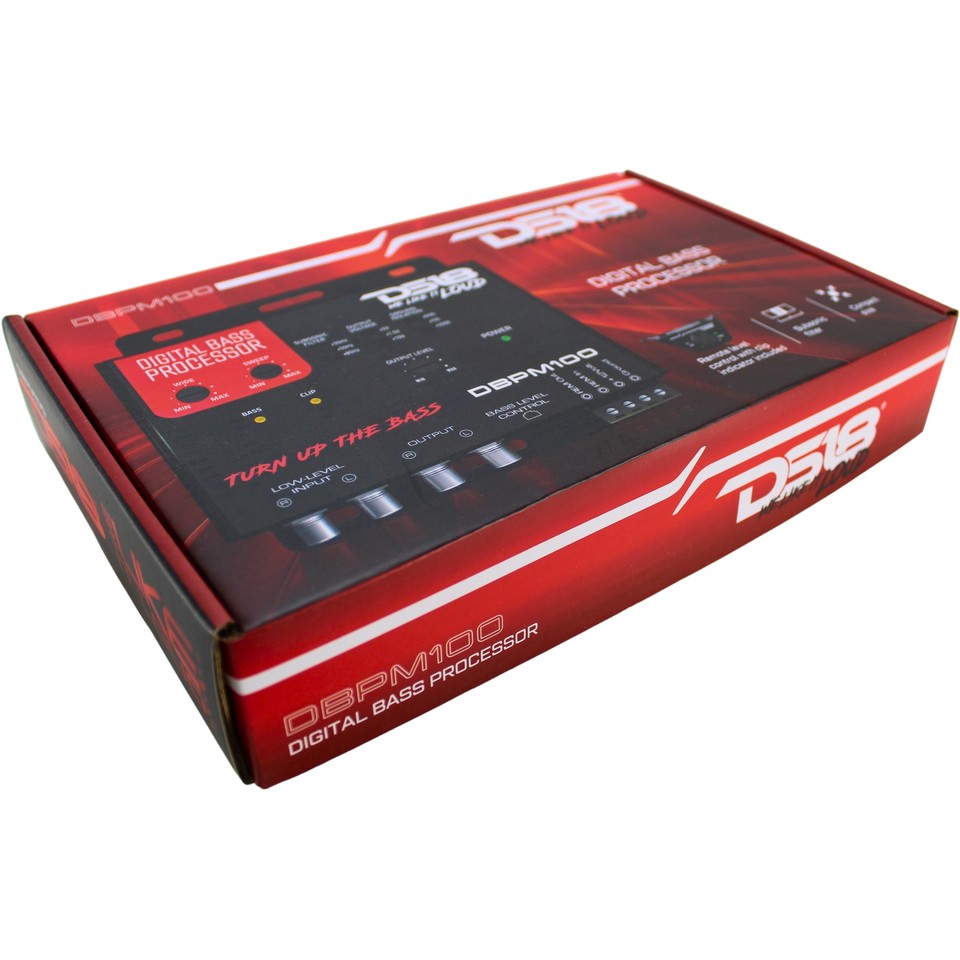 2 Channel Digital Bass Processor & Bass Restoration Processor W/ Bass ...
