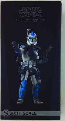 SIDESHOW SIXTH SCALE ARC CLONE TROOPER FIVES PHASE II ARMOR 12インチ | eBay