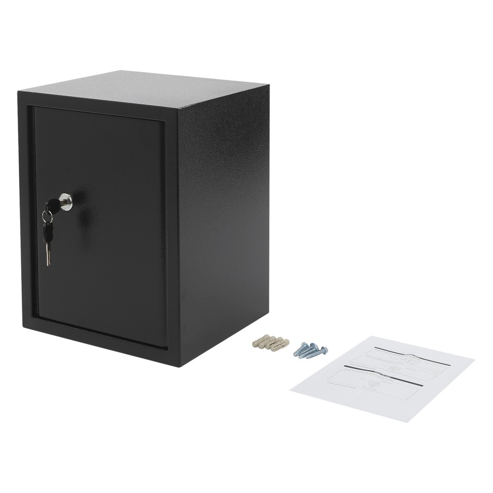 35L Strong Steel Safe Key High Security Home Office Money Cash Safety ...