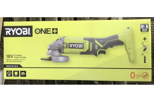 Ryobi RAG18115-0 18V ONE Cordless 115mm Angle Grinder Model - Green ...