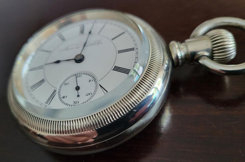 NEW 47.2MM VINTAGE STYLE 4.00MM THICK FLAT BEVELED GLASS POCKET WATCH ...