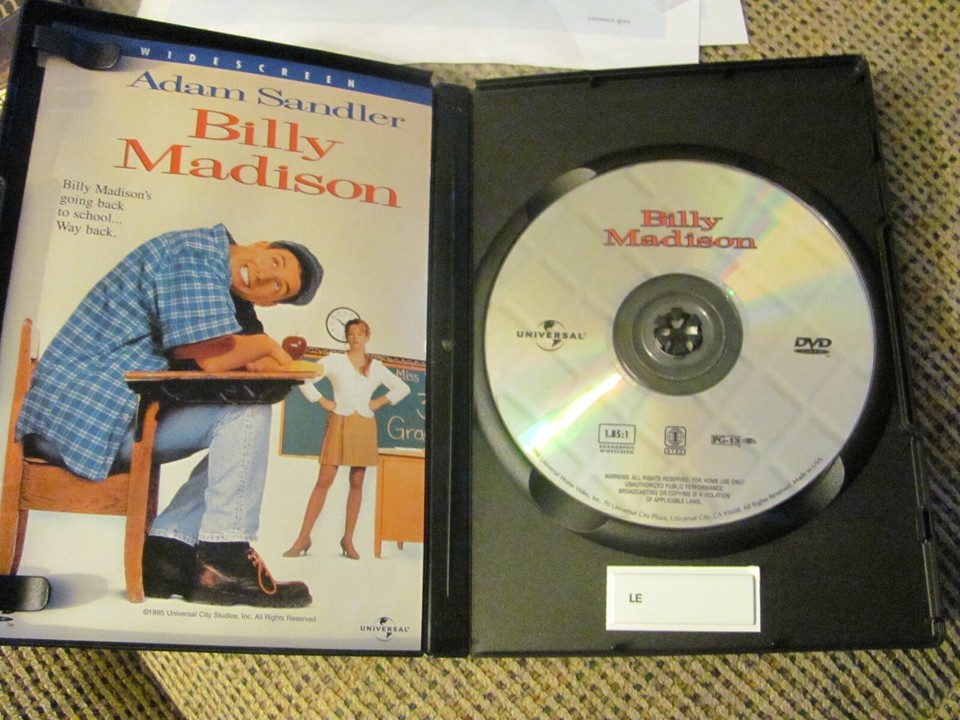 Billy Madison (DVD, 1998, Widescreen) 25192041624| eBay
