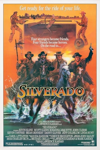 1985 SILVERADO VINTAGE WESTERN MOVIE POSTER PRINT 24x16 STYLE A 9MIL ...